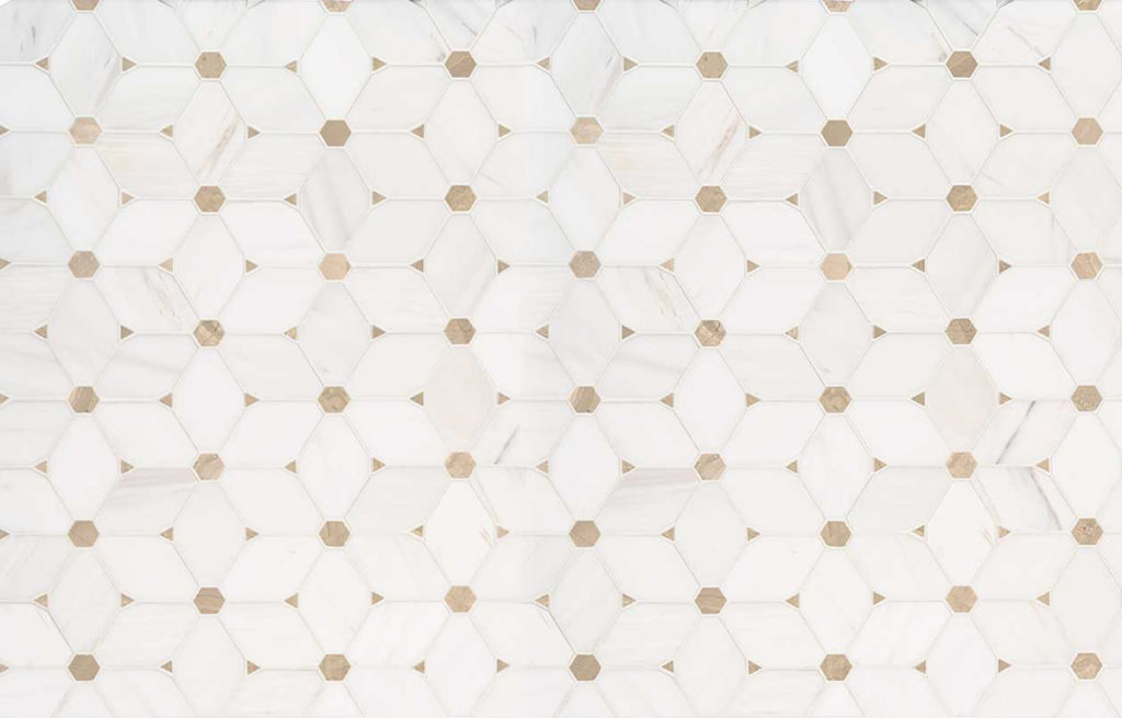 Cecily Polished Marble Mosaic