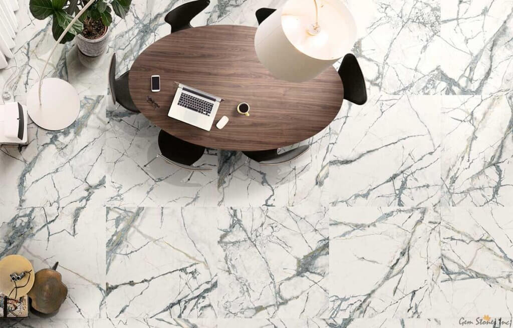 The Room Invisible White 24″x48″ Polished Porcelain Tile