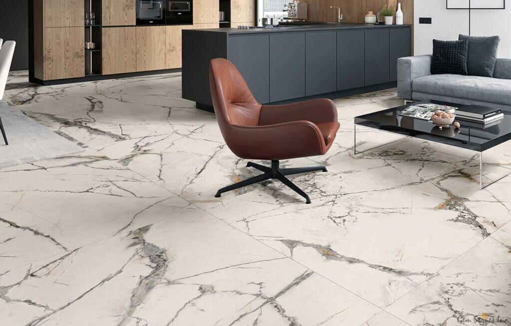 The Room Invisible White 24″x48″ Polished Porcelain Tile
