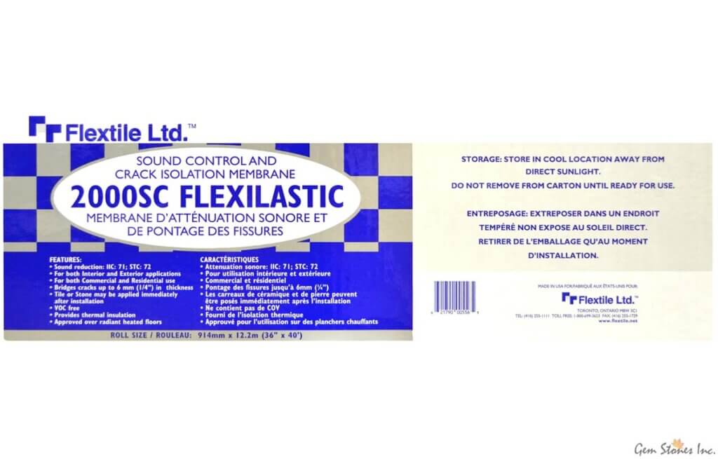 Flexilastic Sound Control & Crack Isolation Membrane 2000SC
