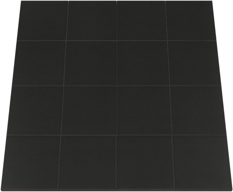 Retromix Black 6″x6″ Matte Porcelain Tile